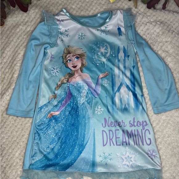 Disney | Pajamas | Disney Frozen Elsa Pajama Dress | Poshmark